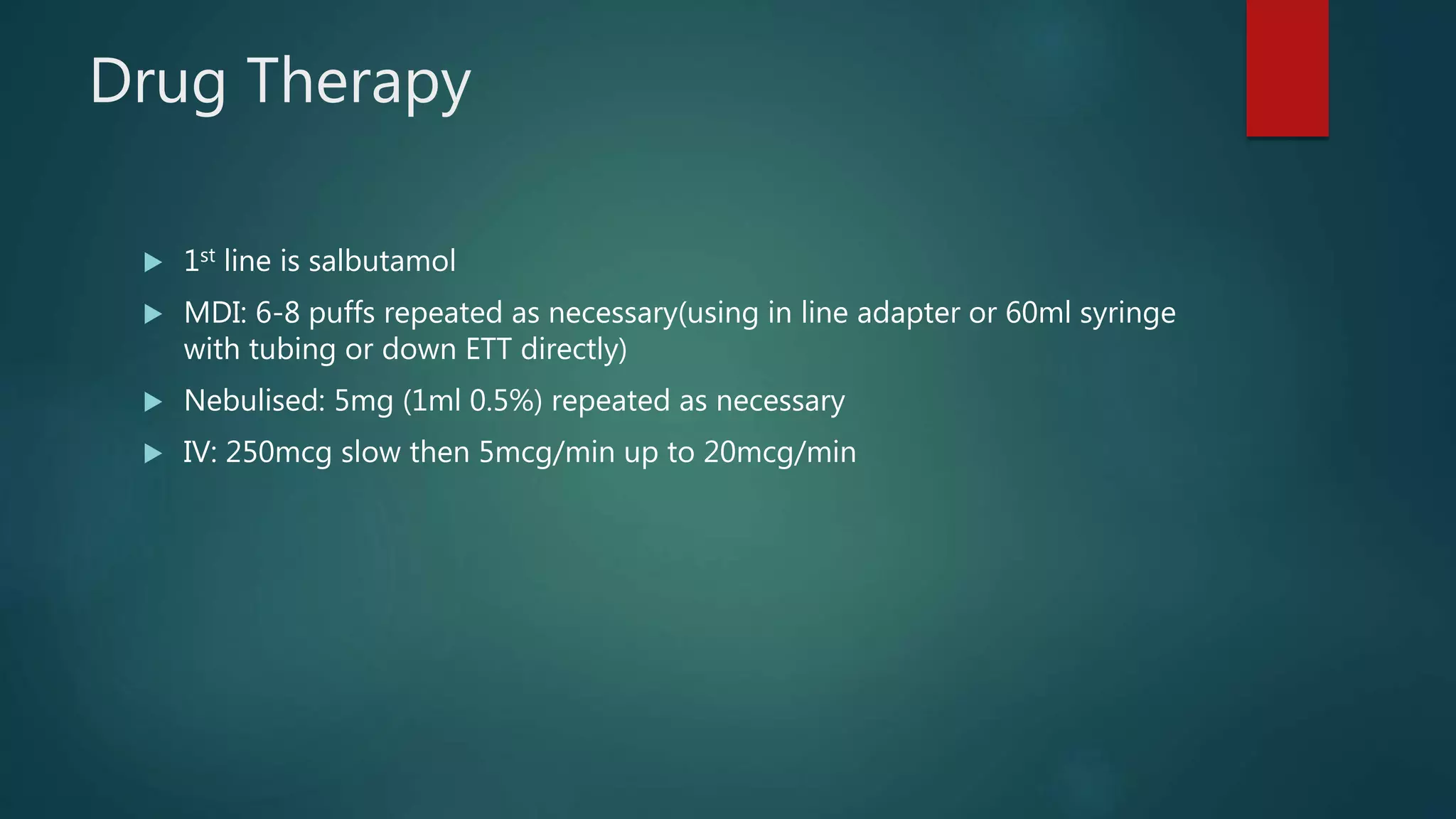 Management of Bronchospasm during General Anaesthesia | PPTX