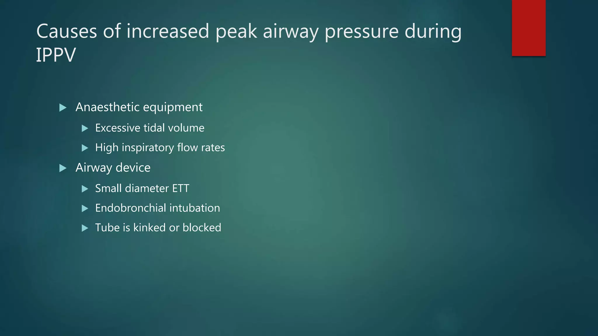 Management of Bronchospasm during General Anaesthesia | PPTX