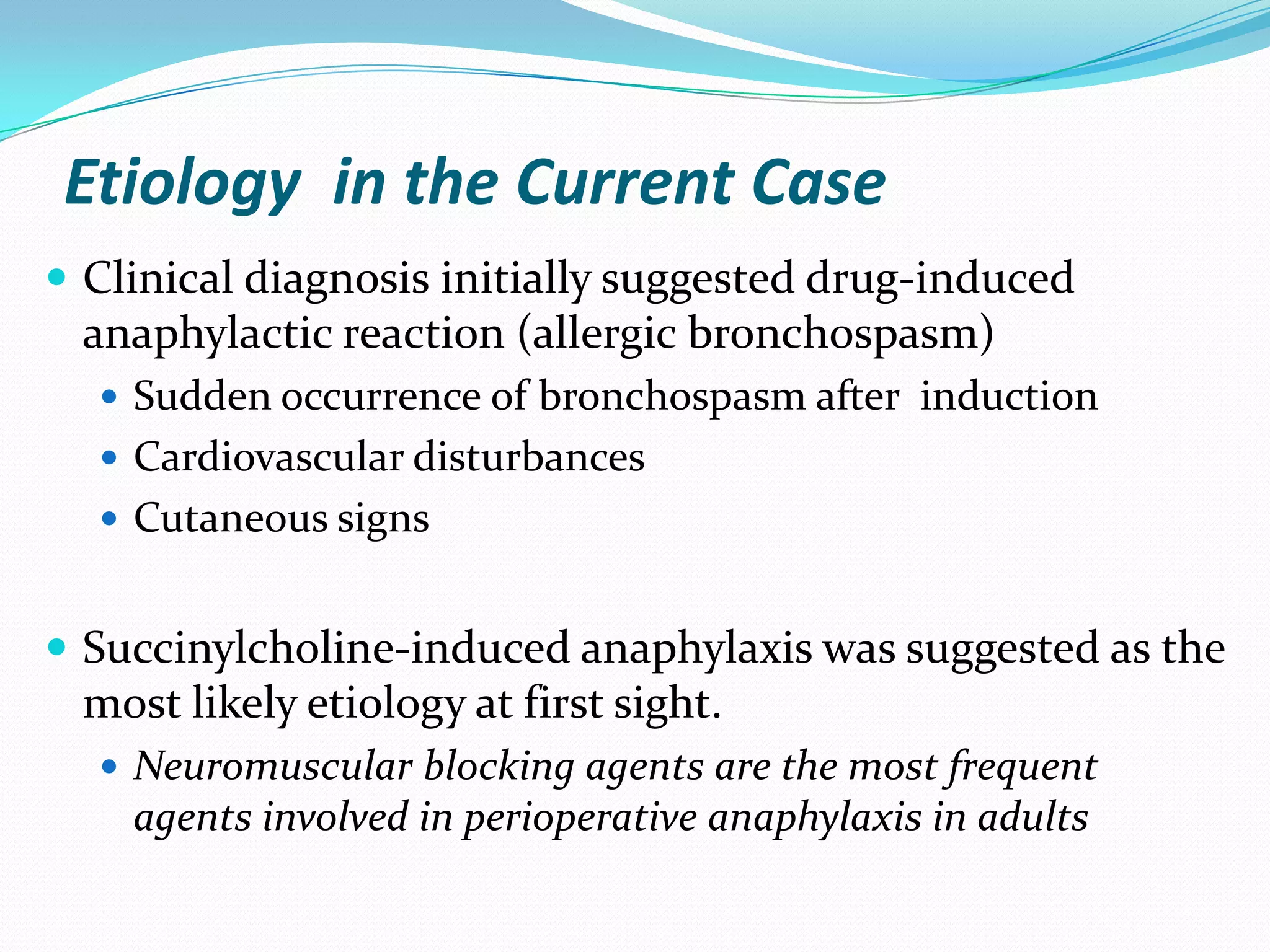 Bronchospasm during induction | PPTX