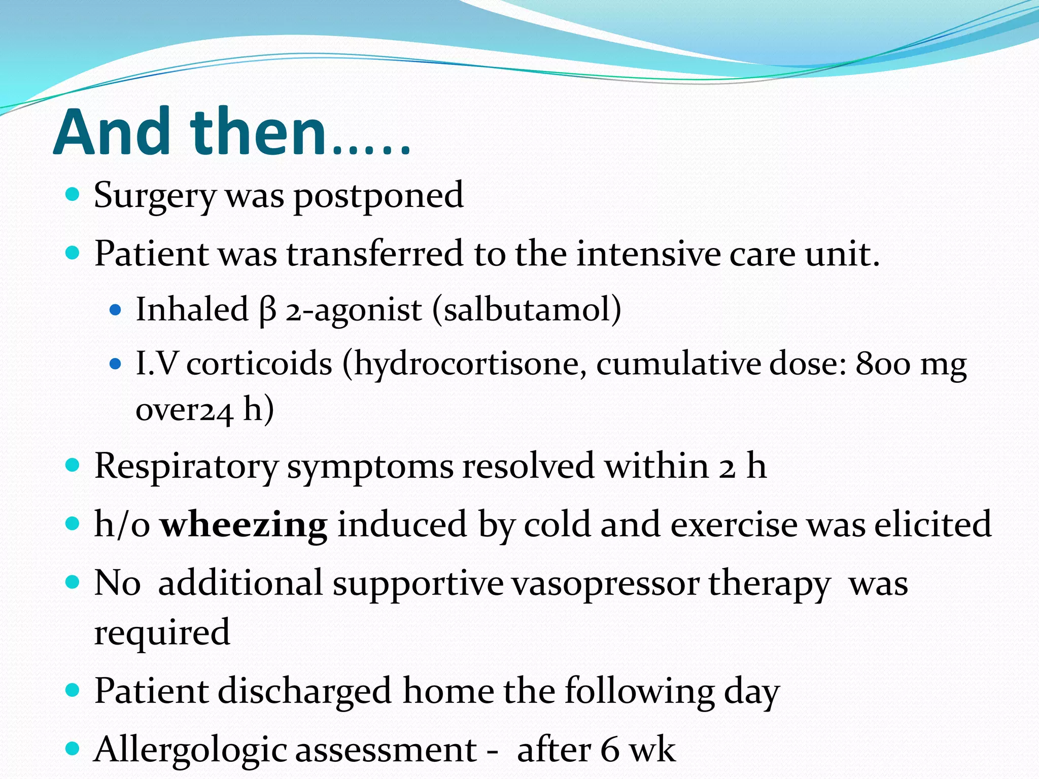 Bronchospasm during induction | PPTX