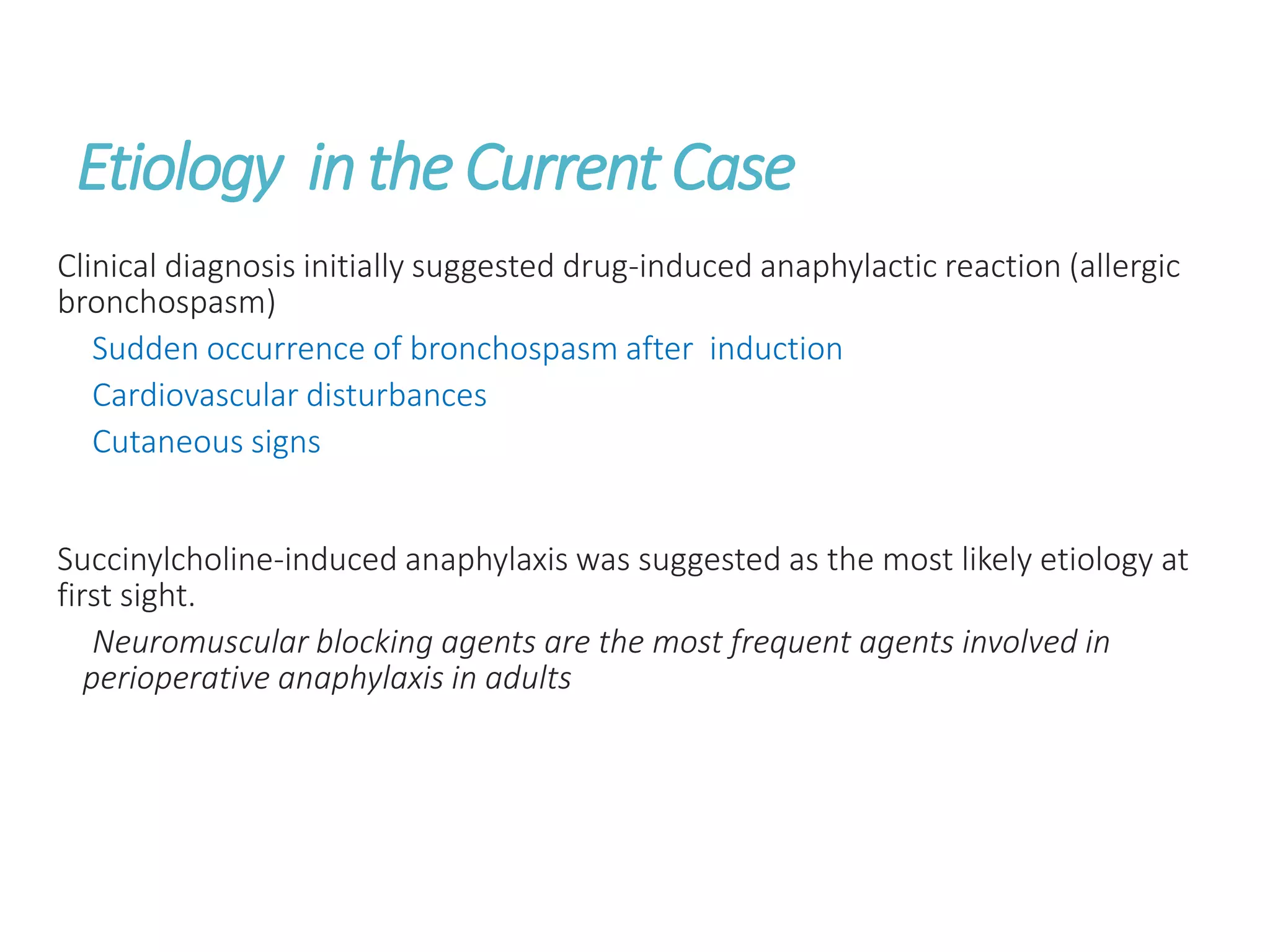 Bronchospasm during induction | PPTX