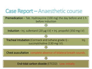 Bronchospasm during induction | PPTX