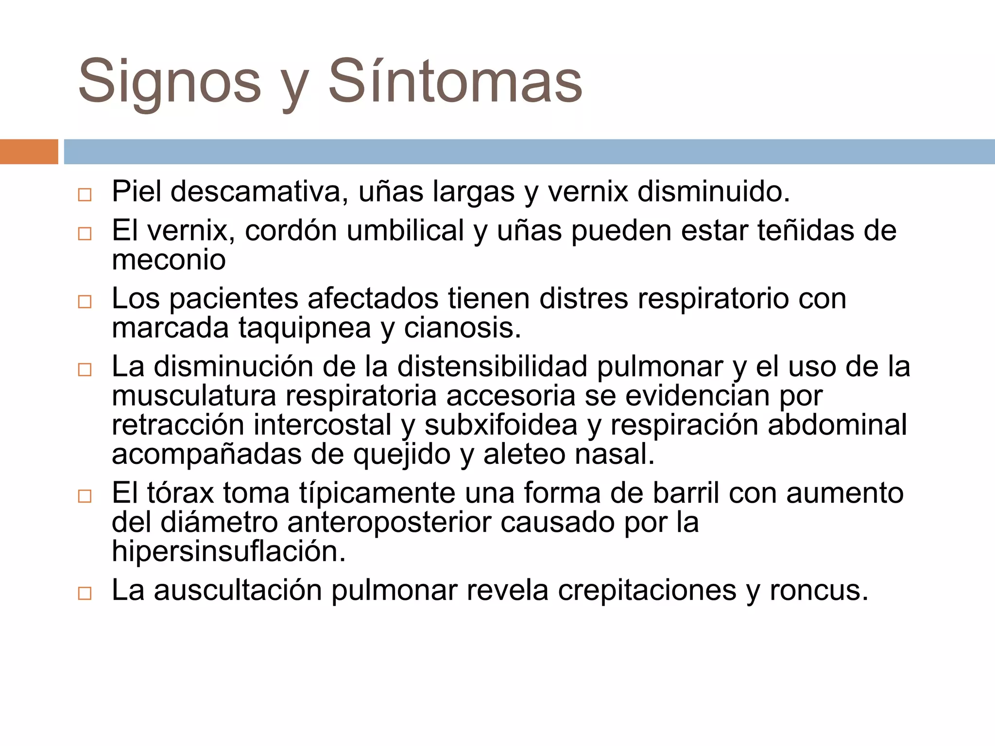 Bronco aspiración de meconio | PPT