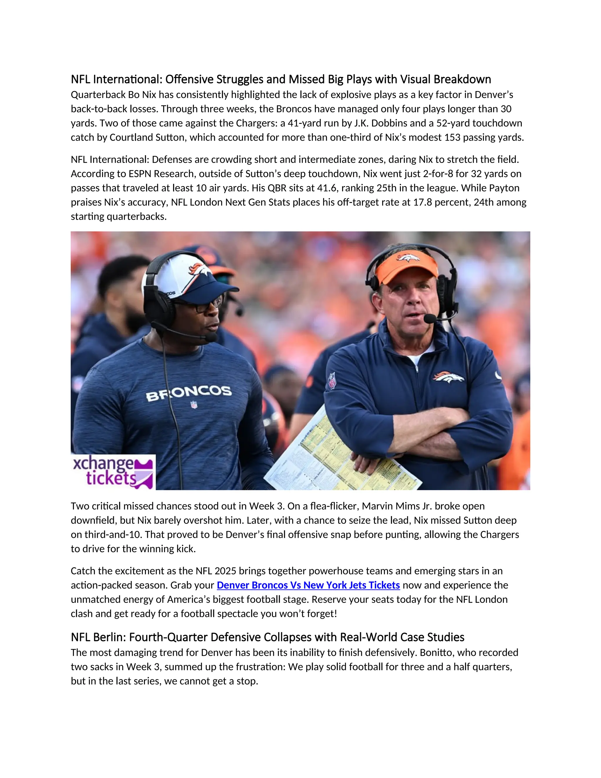 NFL London: Broncos 2025 Struggles Explained | DOCX