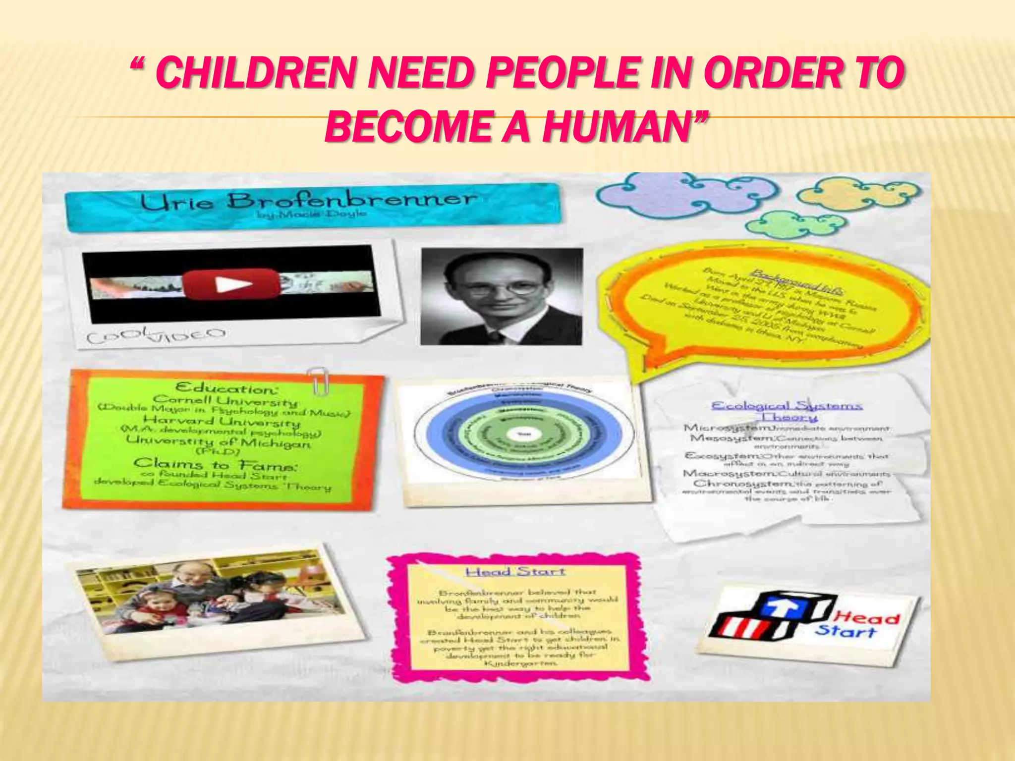 Bronfenbrenner Ecological Theory | PPTX