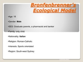 Bronfenbrenner modell | PPTX