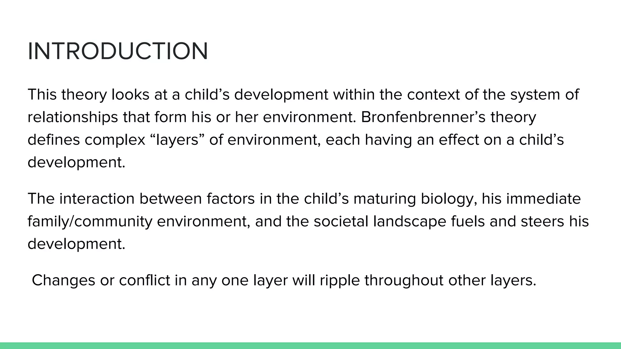 Bronfenbrenner theory | PPTX