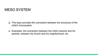 Bronfenbrenner theory | PPTX