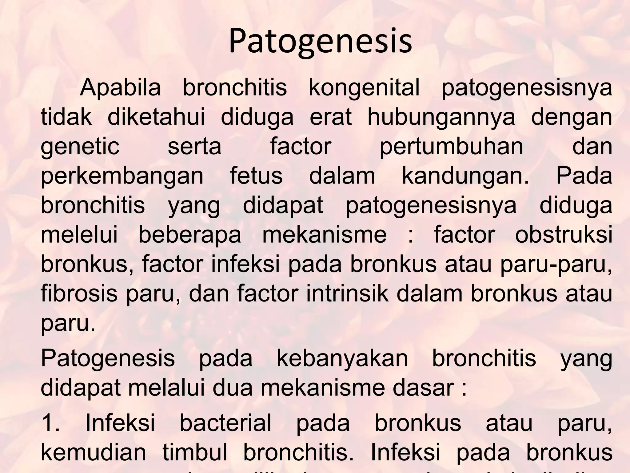 PPT BRONKITIS KRONIS CEP | PPTX