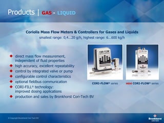 Bronkhorst Cori-Tech Product Presentation | PPT