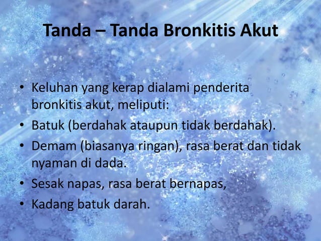 Bronkitis akut | PPTX