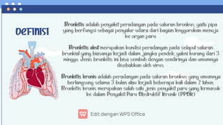 BRONKITIS KELOMPOK farmakolgi Kelas 12kurikulum | PDF
