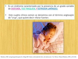 Bronquiolitis y Laringotraqueítis (CRUP) | PPTX