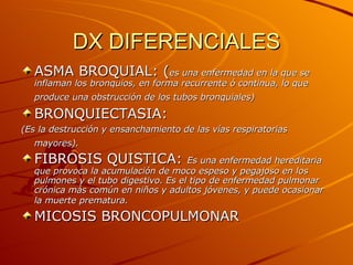 Bronquitis Cronica Presentacion | PPT