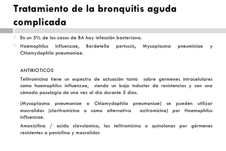 Bronquitis aguda