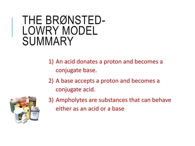 Bronsted lowry acid and base | PPT | Chemistry | Science