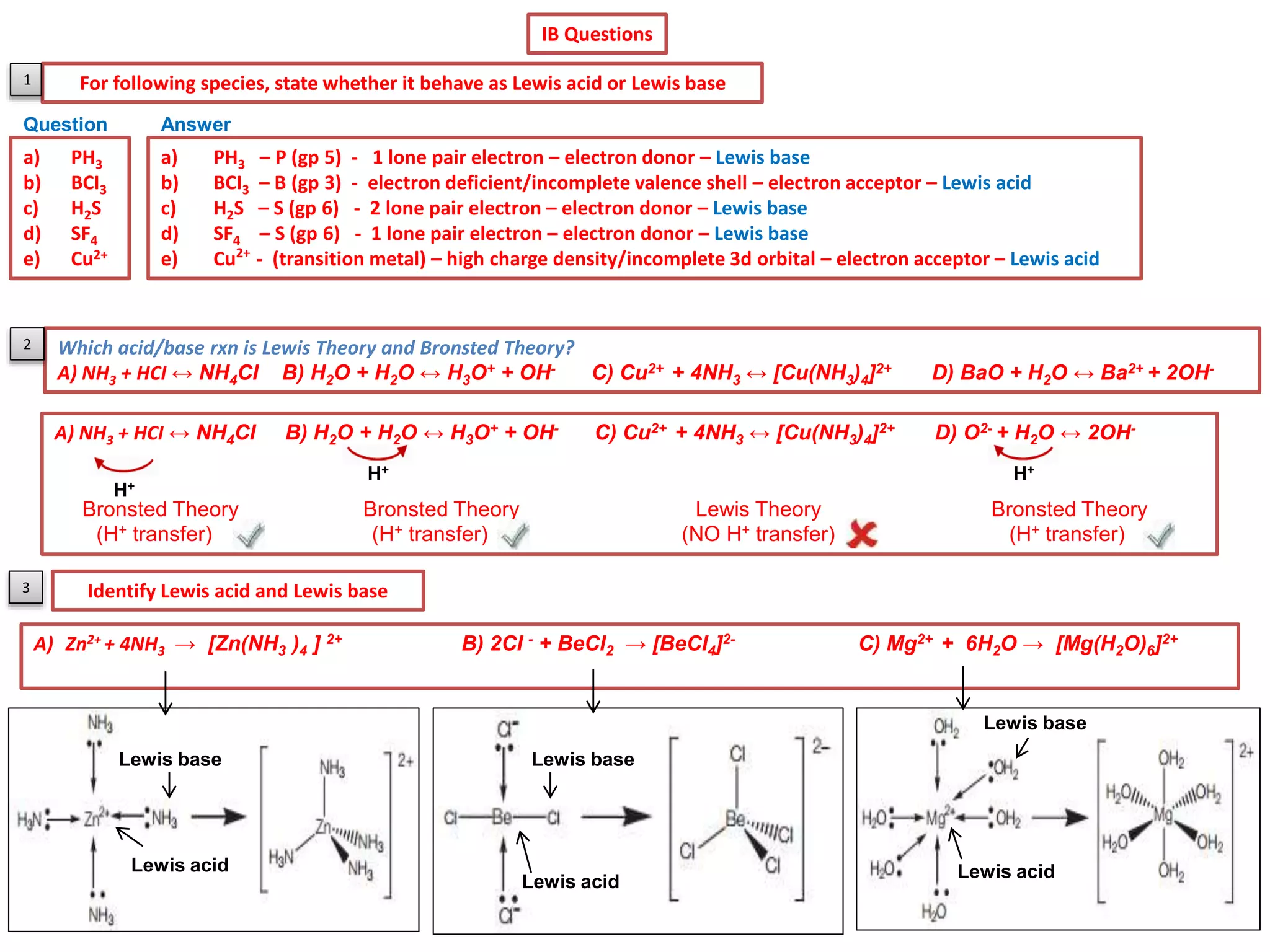 IB Chemistry on Arrhenius, Bronsted Lowry Conjugate Acid Base Pair and ...