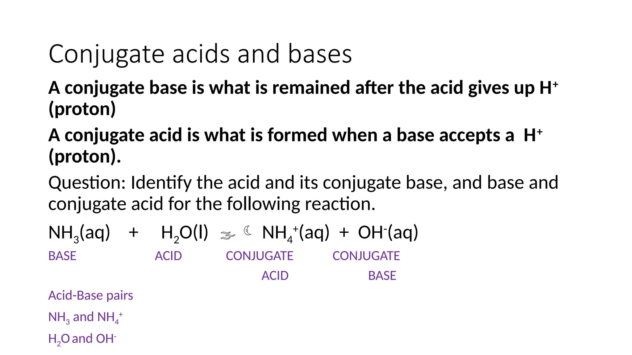 Bronsted Lowry Acids and Bases in chemisty . pptx | PPTX