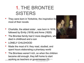 Bronte sisters | PPTX