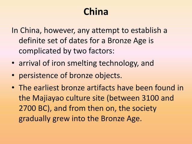 Bronze age history of world | PPTX
