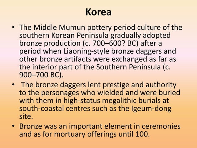 Bronze age history of world | PPTX