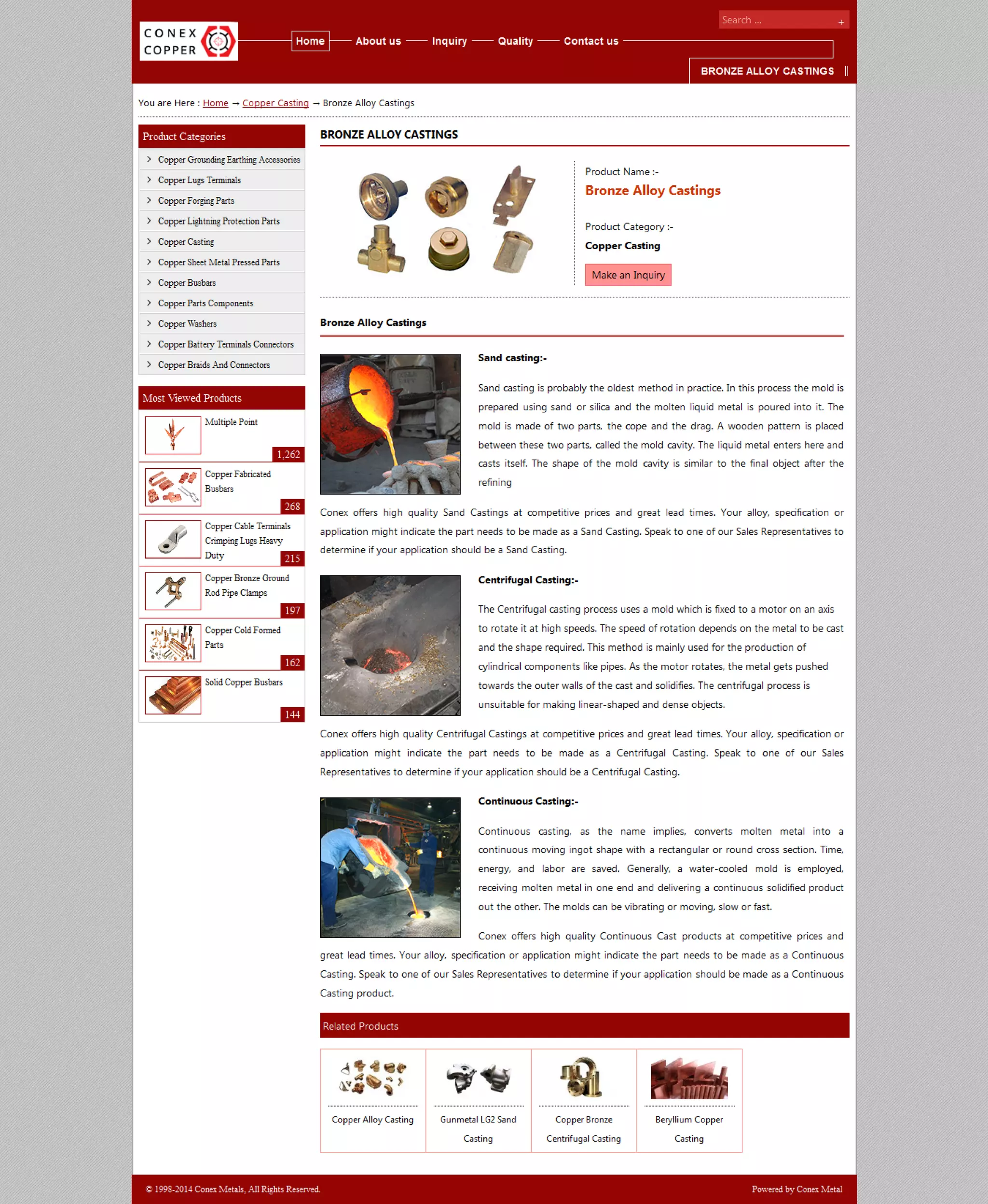 Bronze alloy castings | PDF