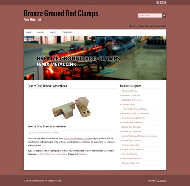 Bronze drop bracket assemblies | PPT