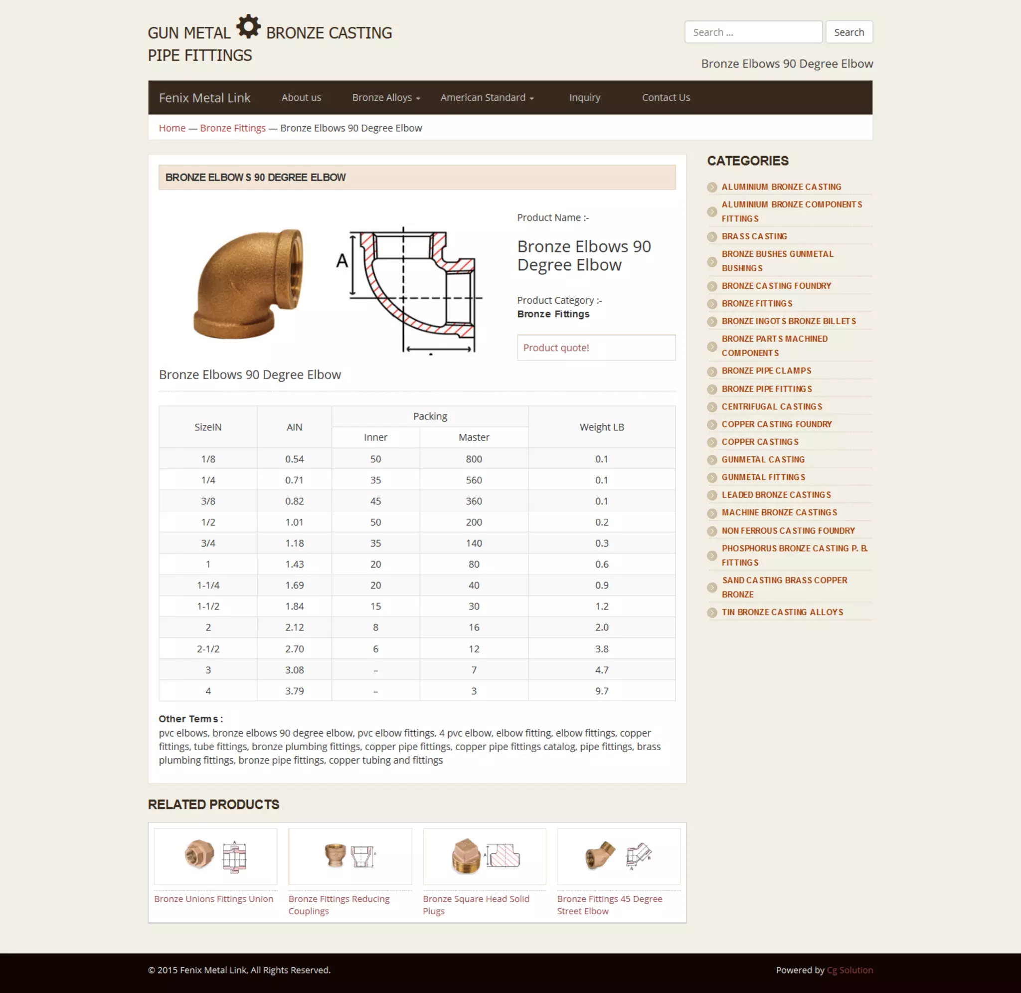 Bronze elbows 90 degree elbow | PDF
