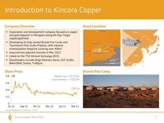 23.03.2012 Bronze fox copper gold project, Abdullo Kurbanov | PPT