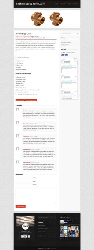 Bronze pipe cross bronze threaded fittings | PDF