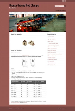 Bronze vise connector | PDF