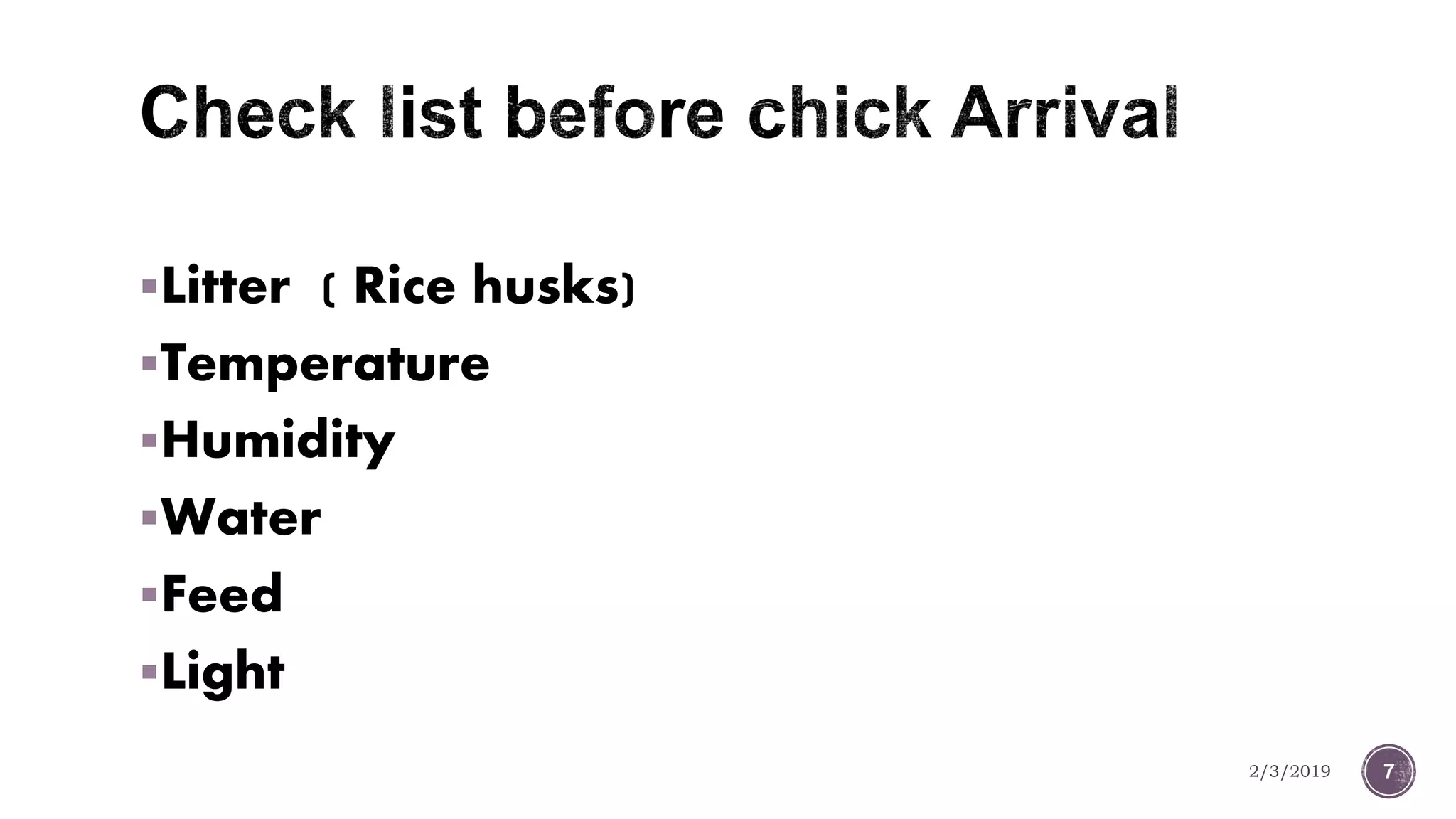 Brooding and brooding aea preparation | PPTX