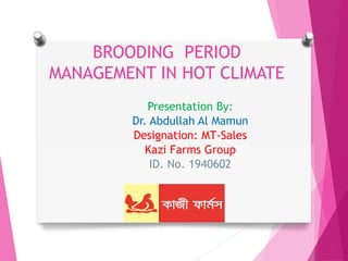 Brooding period management | PPT