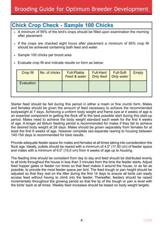 Brooding guide | PDF