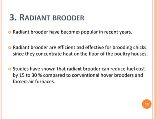 Brooding temperature practices of the broilers | PPTX