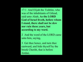 When the brook dries up | PPT