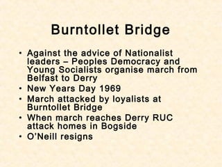 Brookeborough & O'Neill - Northern Ireland Prime Ministers | PPT