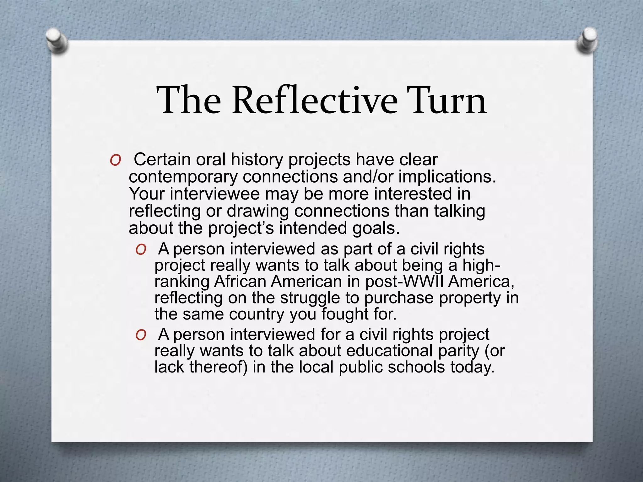 Brooke Bryan— Structured life story interview technique for Oral ...