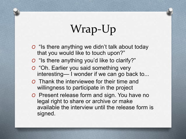 Brooke Bryan— Structured life story interview technique for Oral ...