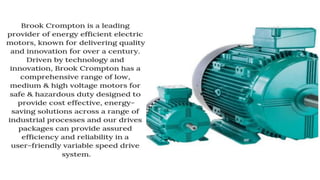 Brook Crompton Electric Motors | PPT