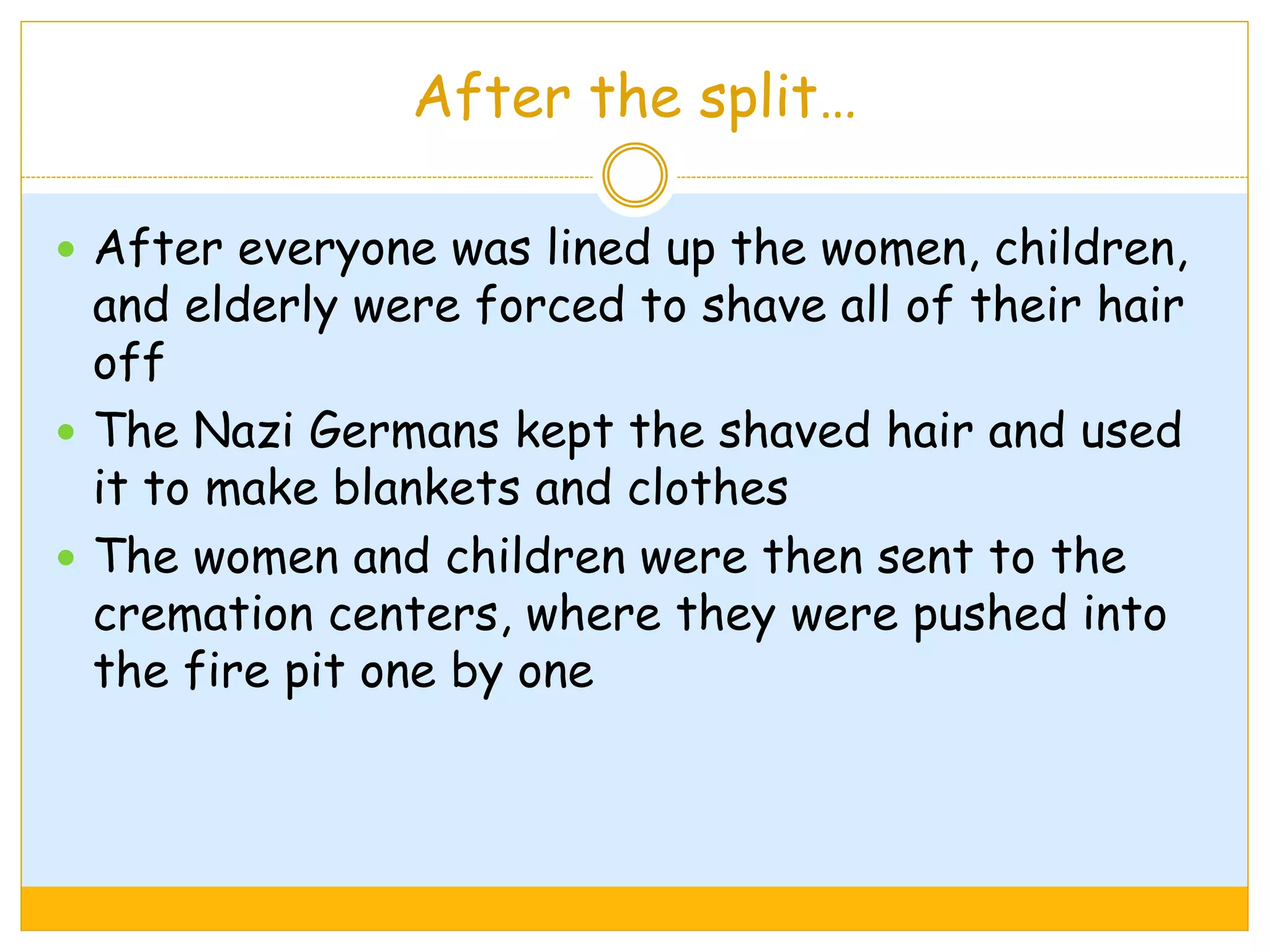 Holocaust Selection Process - Brooke Bradford | PPTX