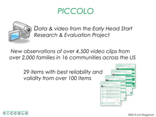 How PICCOLO™ Can Help You Work More Effectively with Parents of Young ...