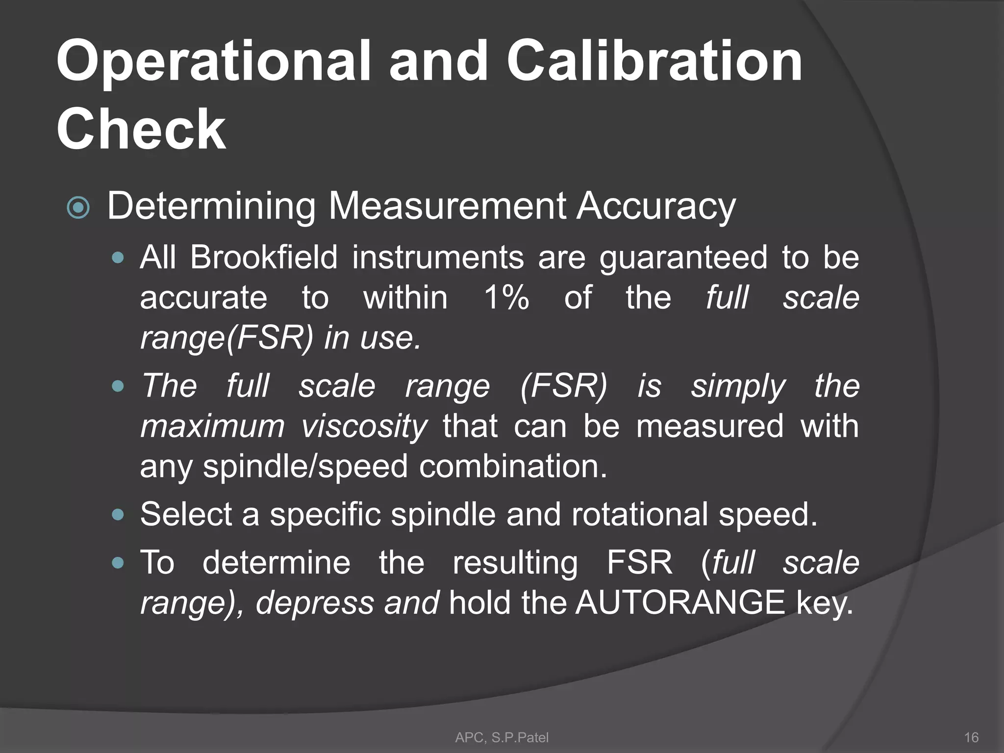 Brookfield SOP and Validation | PPTX