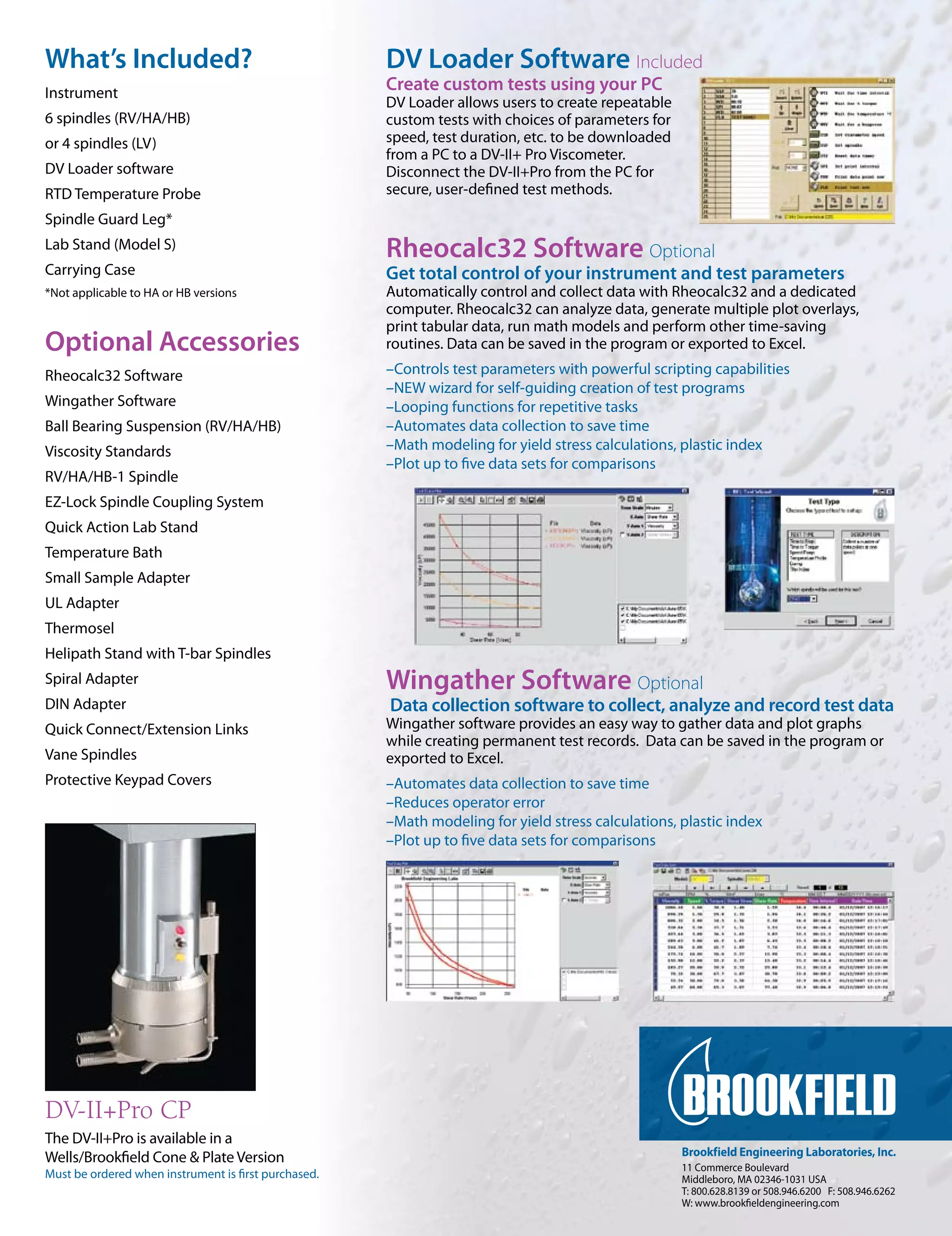 Brookfield Dv Ii + Pro Viscometer | PDF