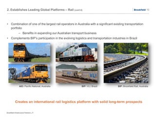 Brookfield infra presentation | PPT