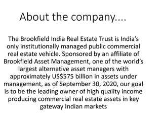 Brookfield reit IPO wps office | PPT