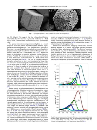 Aluminum hydride, alane review paper Jason Graetz | PDF