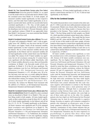 A Bifactor and Itam Response Theory Analysis of the Eating Disorder Inventory-3 | PDF