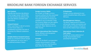 Brookline Bank FX | PPTX