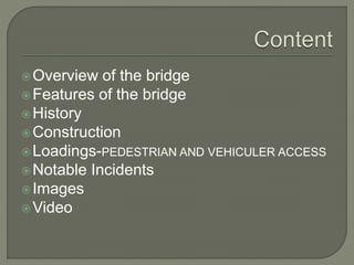 Brooklyn Bridge: A Case sudy | PPTX